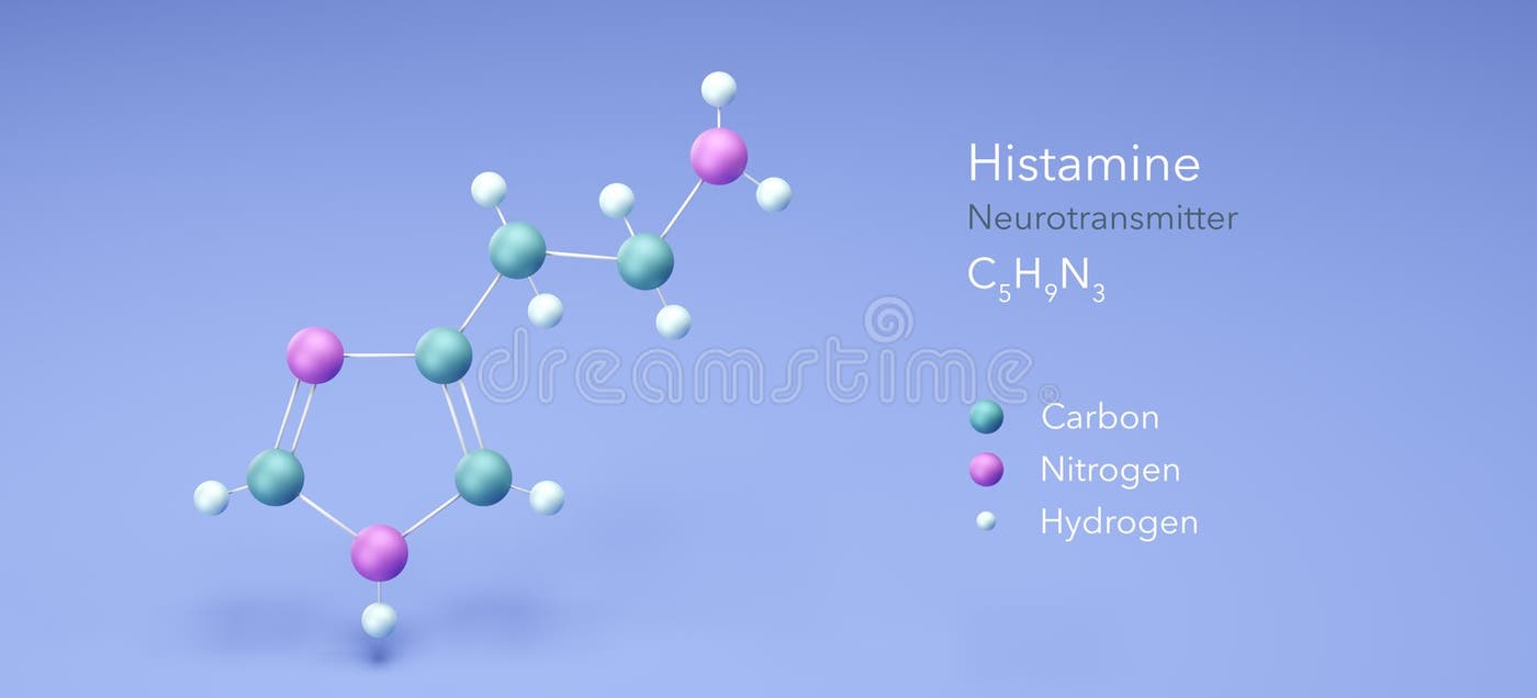 Histamine Structural Formula Stock Illustrations – 152 Histamine ...