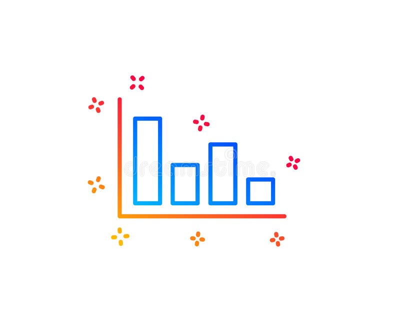 Histogram Chart Line Icon. Financial Graph. Vector Stock Vector ... Histogram Chart Line Icon. Financial Graph. Vector Stock Vector ...