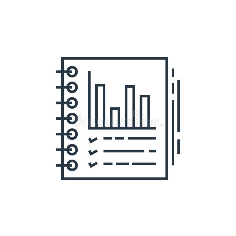 Bar Histogram Icon. Simple Black Line Style Stock Vector - Illustration ...