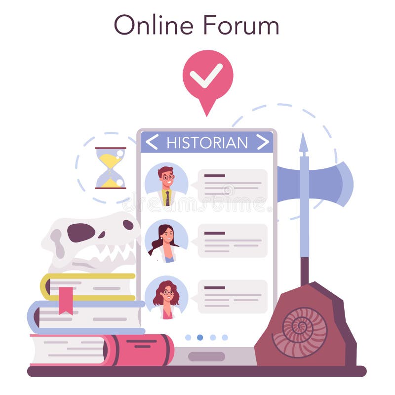 Historian Online Service or Platform. History Science, Paleontology ...