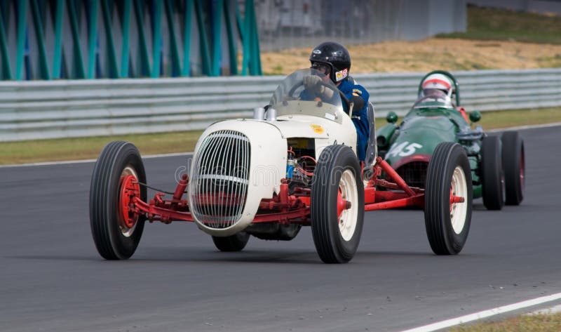 Historic 1938 Edelbrock Specia Racing Car at Speed Editorial Image ...