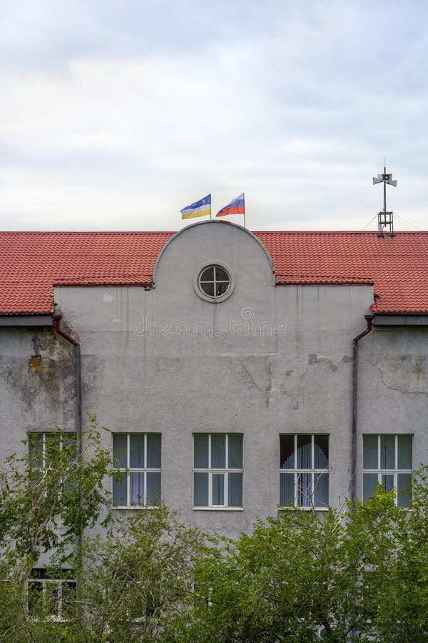 The Historic Administration Building of the Sovetsky District with the ...