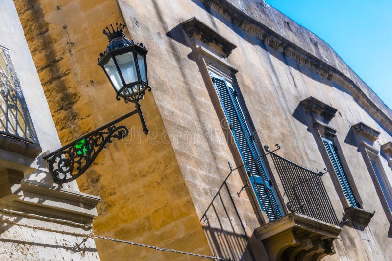 Historic Architecture of the City of Lecce, Apulia, Italy Stock Photo ...