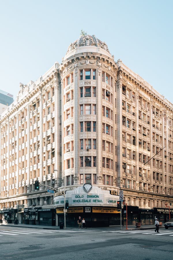 Historic Architecture in Downtown Los Angeles, California Editorial ...