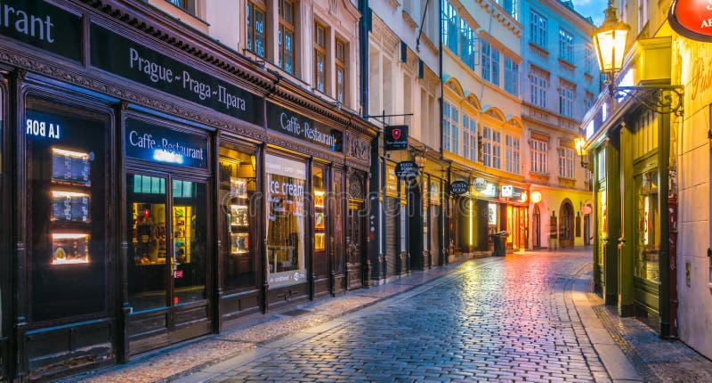 Historic Architecture of Downtown Prague, Czech Republic Editorial ...