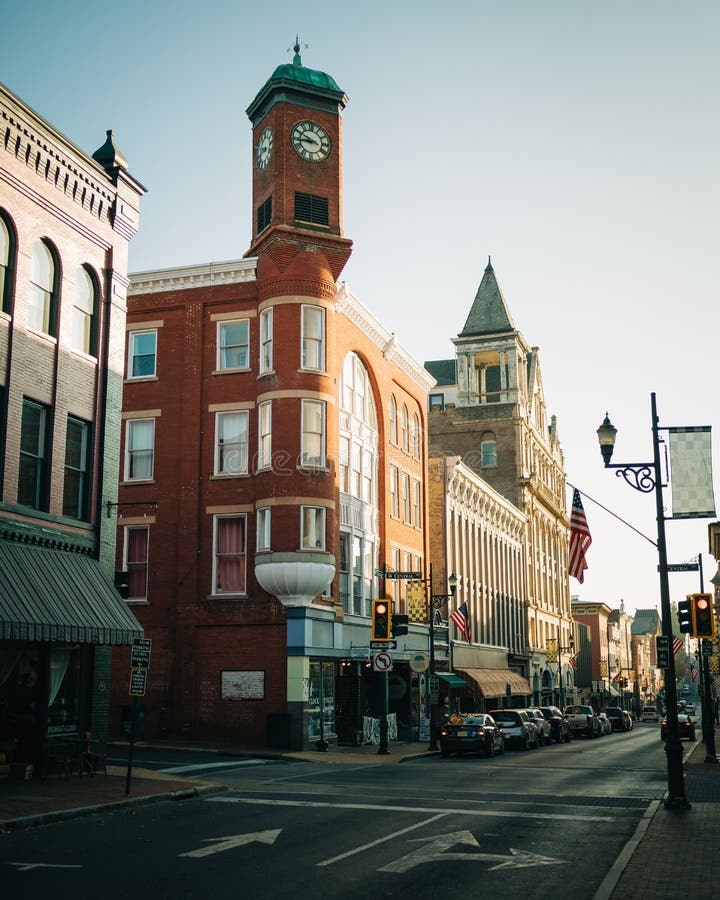 Historic Architecture in Downtown, Staunton, Virginia Editorial ...