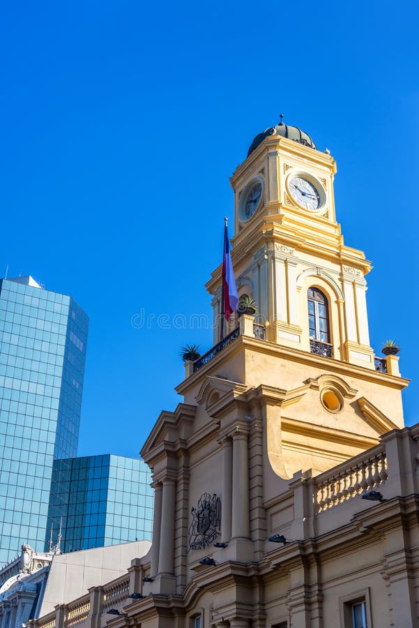 Historic Architecture in Santiago, Chile Stock Photo - Image of chile ...