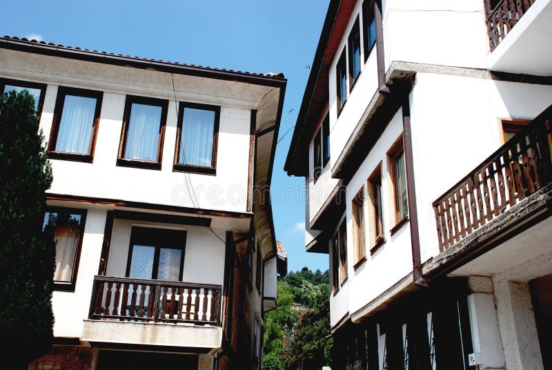Historic Arhitekture in Macedonia,typical for Ohrid. Stock Photo ...