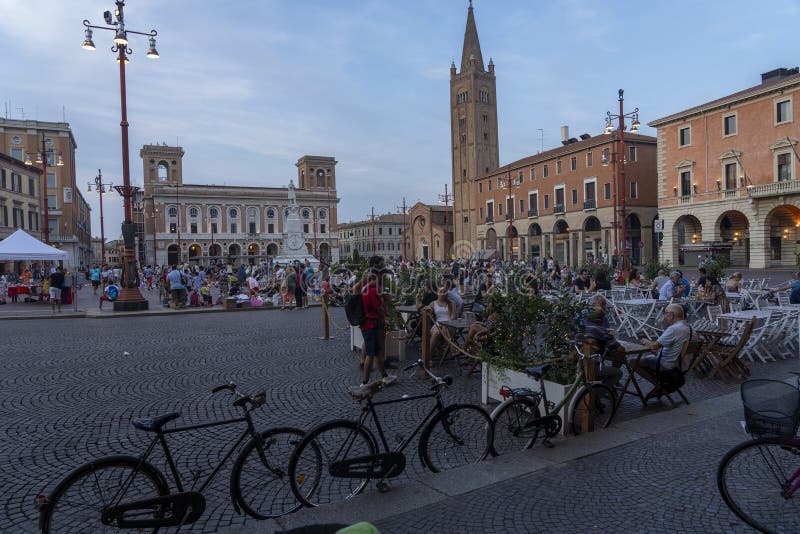 Historic Square of Forli, Emilia Romagna Editorial Photography - Image ...
