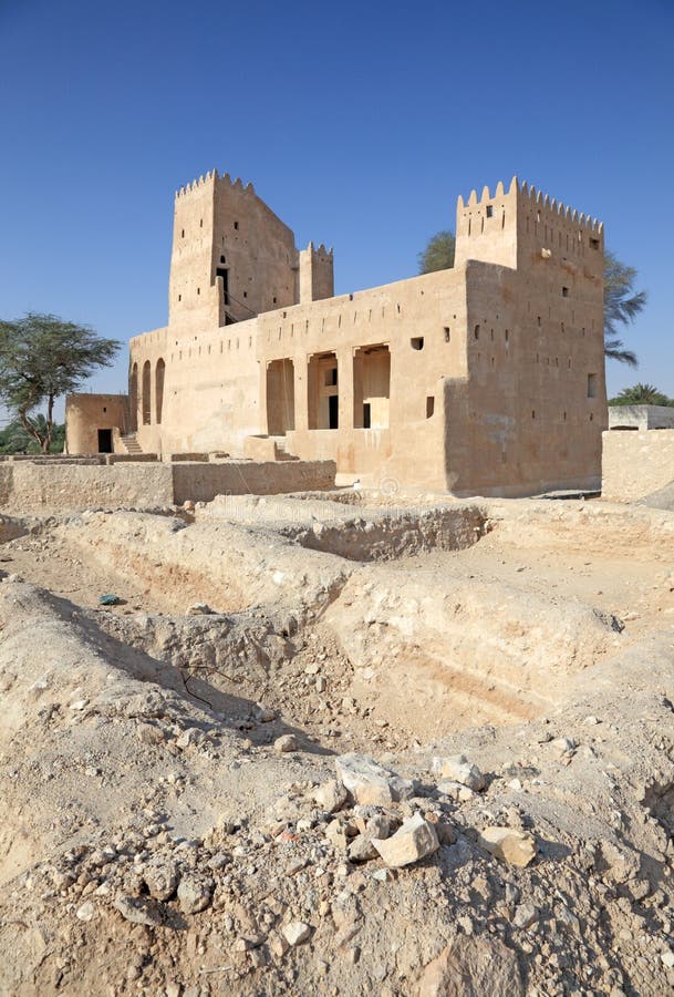Barzan Tower in Doha, Qatar Stock Photo - Image of ancient ...