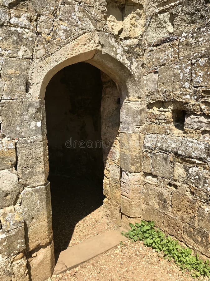 The Historic Battle Abbey in Hastings Stock Image - Image of remains ...