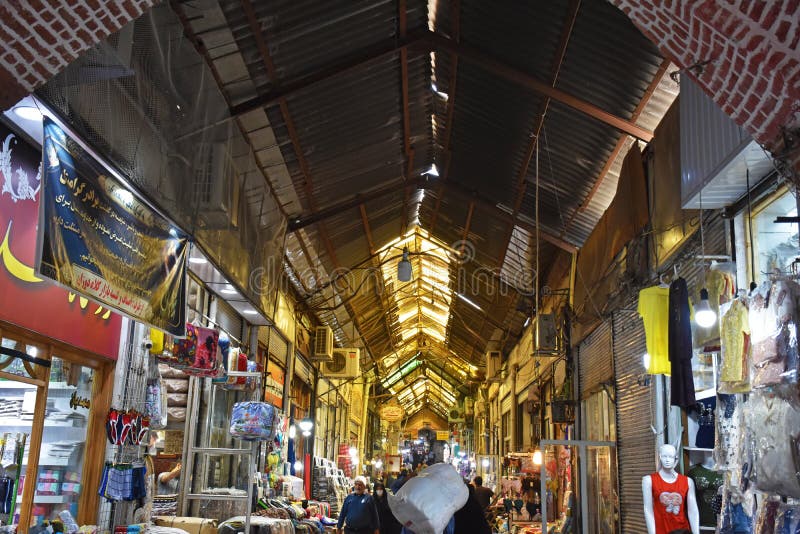 Tabriz Historical Bazaar , UNESCO World Heritage , Iran Editorial Image ...