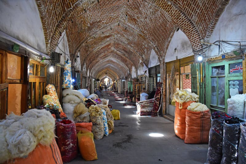 Tabriz Historical Bazaar , UNESCO World Heritage , Iran Editorial Photo ...