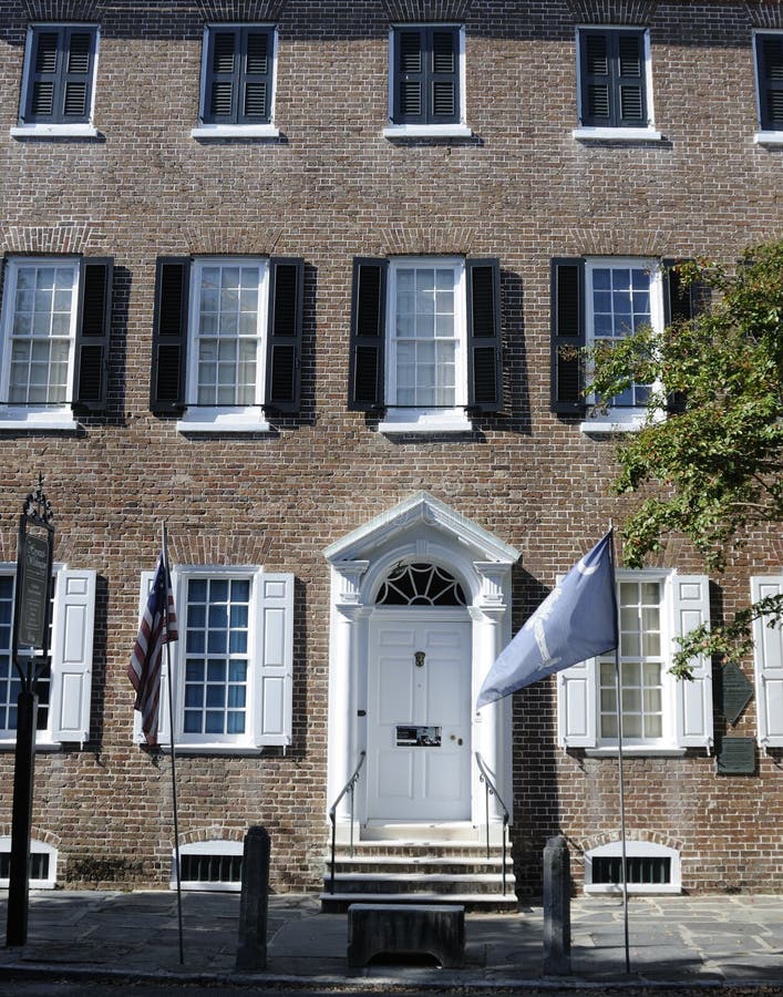 Historic Brick Building stock photo. Image of flags, building - 16256934