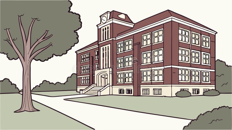 Historic Brick Building, Academic Institution, Traditional Architecture ...