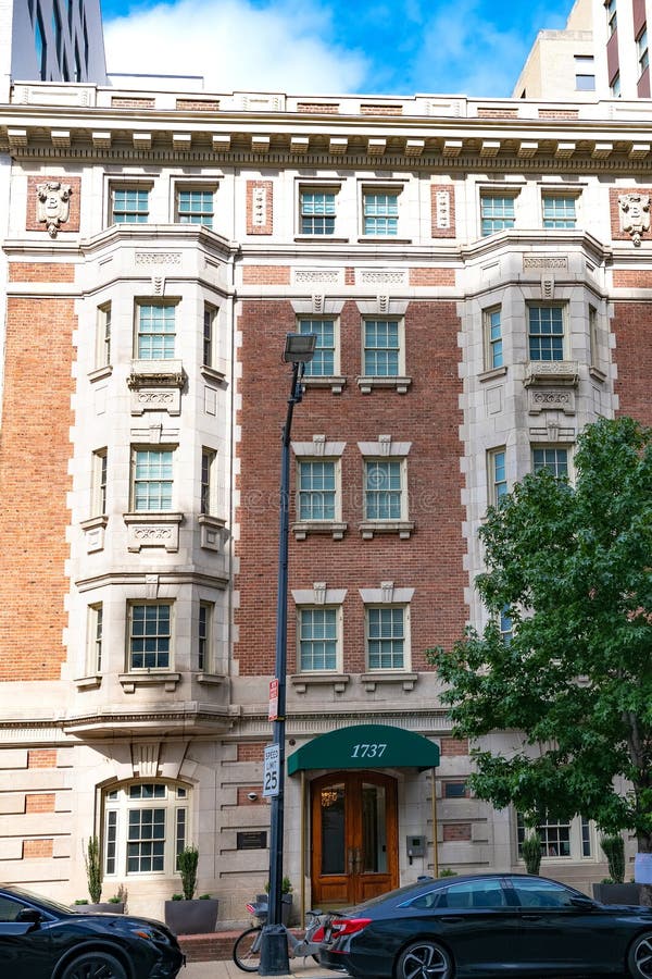 Historic Brick Buildings in Downtown Washington, DC Editorial Stock ...