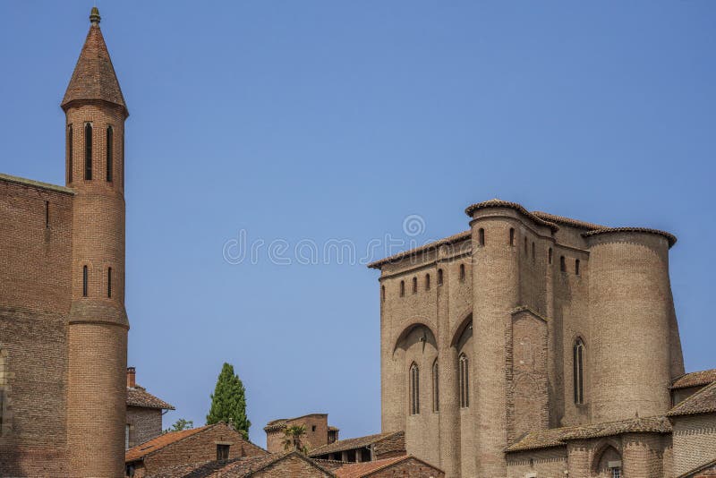 France - Albi - Berbie Palace Tower Stock Image - Image of cityscape ...
