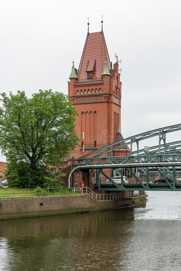 Brick Gothic Architecture on the River Trave in LÃ¼beck Stock Image ...