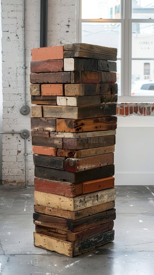 Historic Brick Stack Showcasing Architectural Heritage in a Modern ...