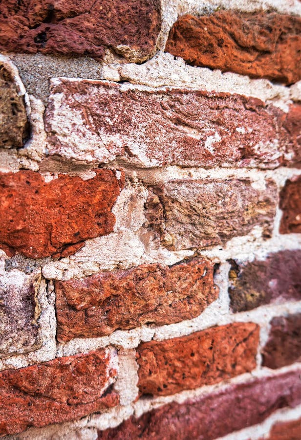Historic Brick Wall Weathered Stock Photo - Image of dutch, holland ...