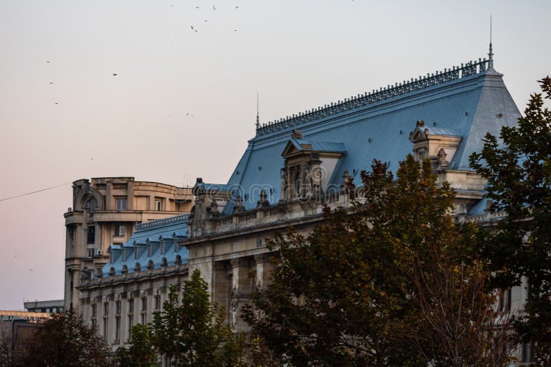 Historic Building Architecture in Bucharest, Romania, 2022 Stock Photo ...