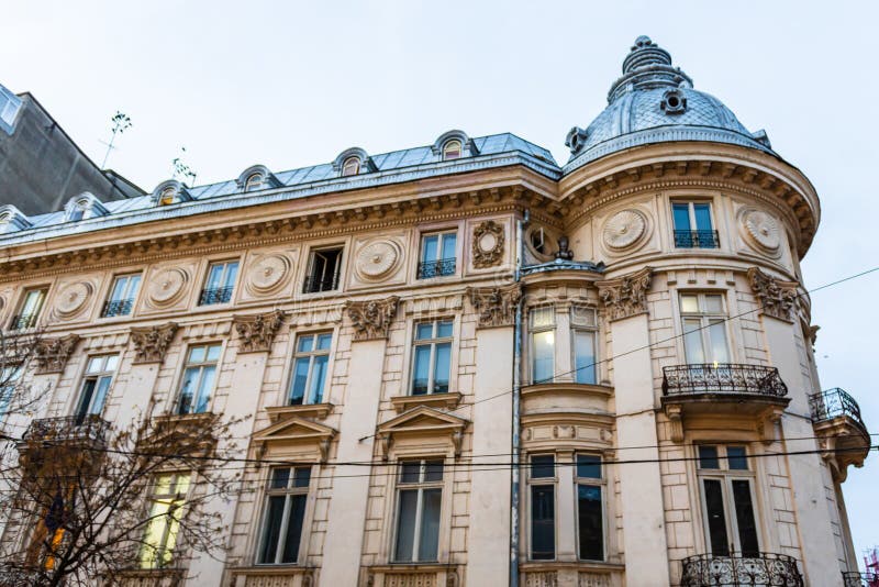 Historic Building Architecture in Bucharest, Romania, 2022 Editorial ...