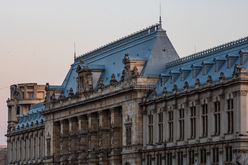 Historic Building Architecture in Bucharest, Romania, 2022 Stock Image ...