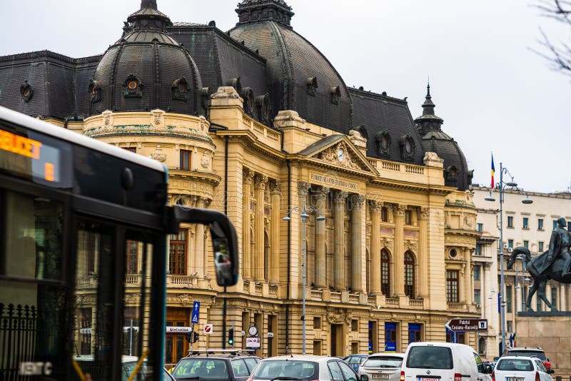 Historic Building Architecture in Bucharest, Romania, 2022 Editorial ...