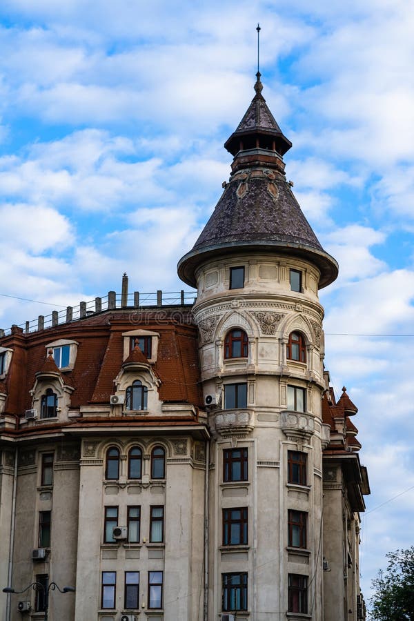 Historic Building Architecture in Bucharest, Romania, 2022 Stock Photo ...