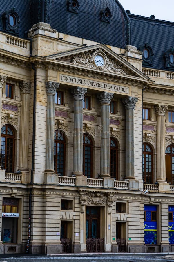 Historic Building Architecture in Bucharest, Romania, 2022 Editorial ...