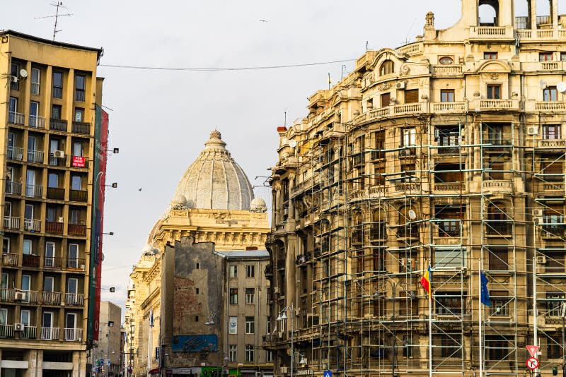 Historic Building Architecture in Bucharest, Romania, 2022 Editorial ...