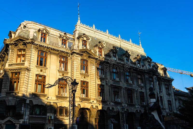 Historic Building Architecture in Bucharest, Romania, 2022 Editorial ...