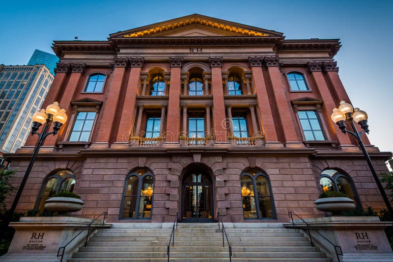 Historic Building in Back Bay, Boston, Massachusetts. Editorial Image ...