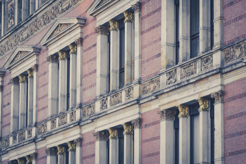 Historic Building Facade, Old Building Exterior Stock Image - Image of ...