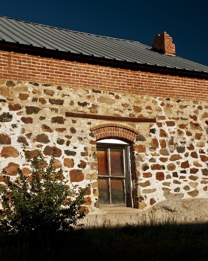 Historic Building in the Forest in Idaho Stock Photo - Image of grass ...