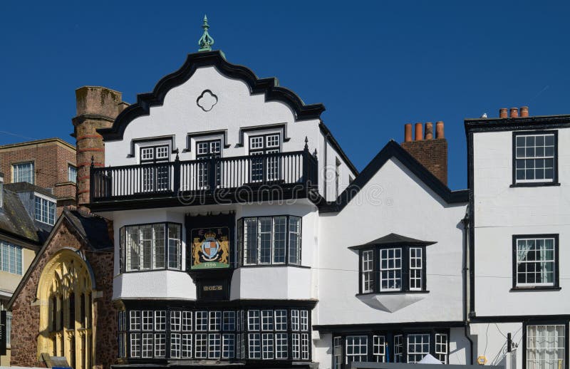 Cathedral Square Exeter stock photo. Image of palace - 365744934