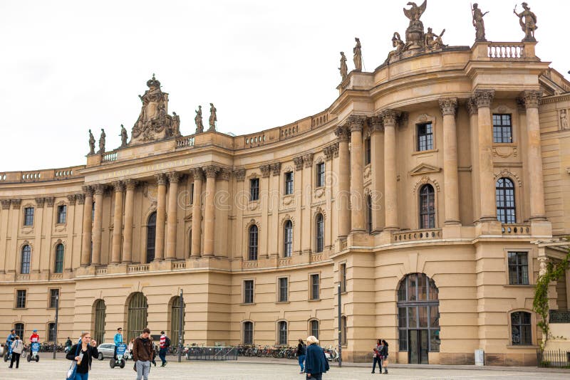 Historic Building of Humboldt University in Berlin. Architecture of ...