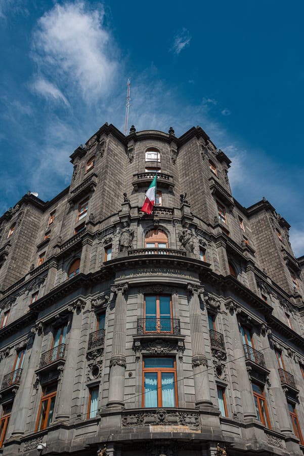Historic Building at the Mexico City Center Stock Image - Image of ...