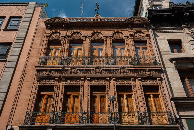 Historic Building at the Mexico City Center Stock Image - Image of ...