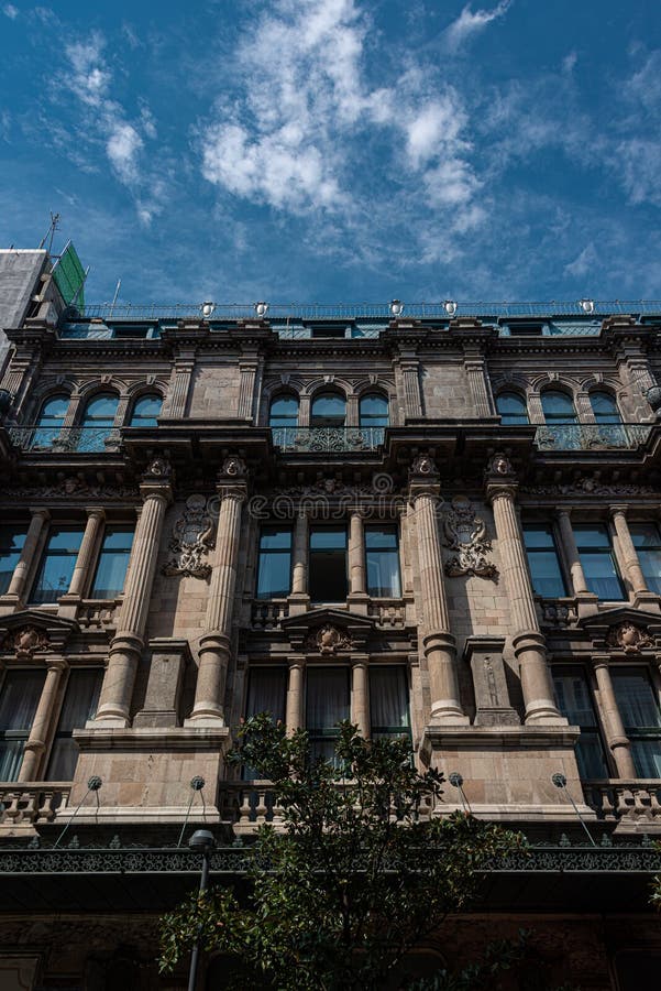 Historic Building at the Mexico City Center Stock Image - Image of ...