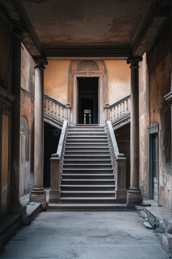 A Historic Building with Multiple Staircases and Intricate Architecture ...