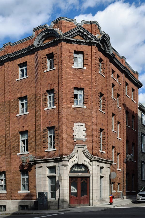 Historic Building Quebec, Canada Stock Image - Image of cultural ...