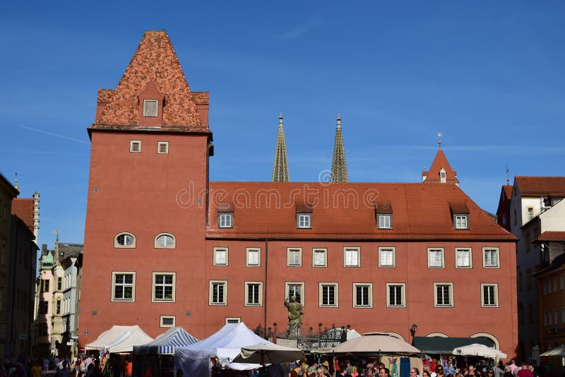 A Historic Building in Regensburg, Germany Editorial Photography ...