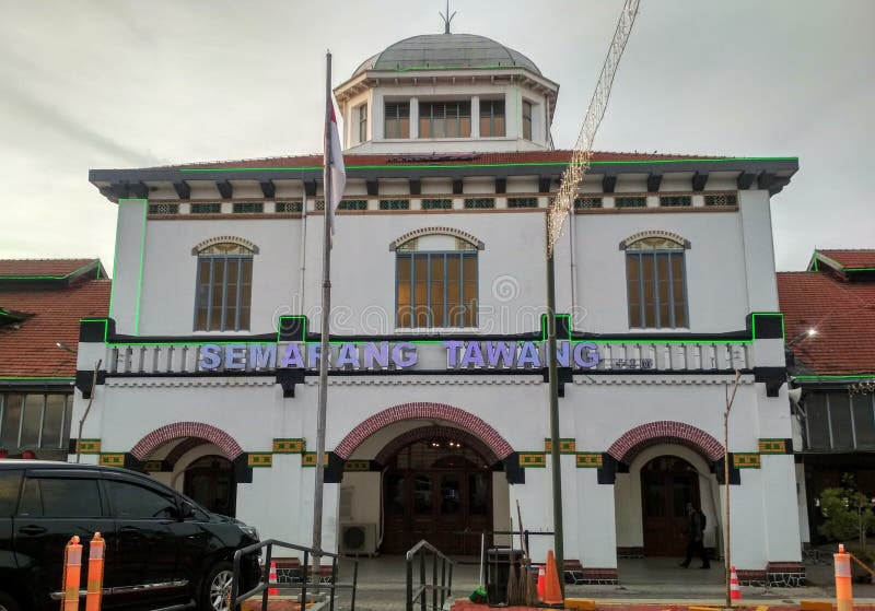 The Historic Building of Semarang Tawang Station in the Old City of ...