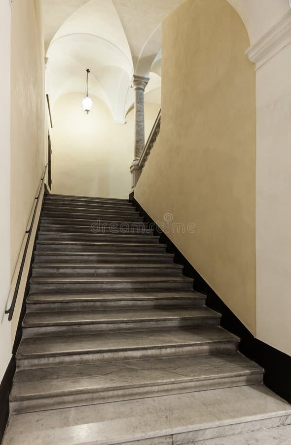 Historic Building, Staircase Stock Photo - Image of italy, home: 40916184
