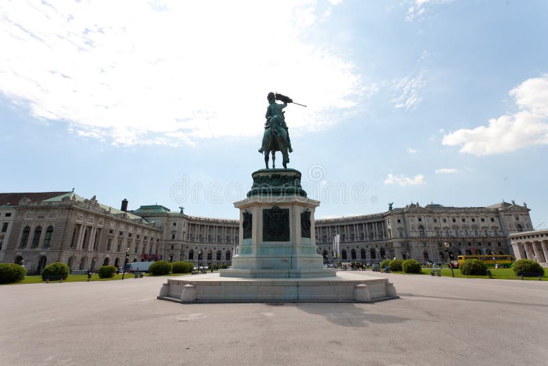 Vienna`s national library. stock image. Image of habsburg - 135253085