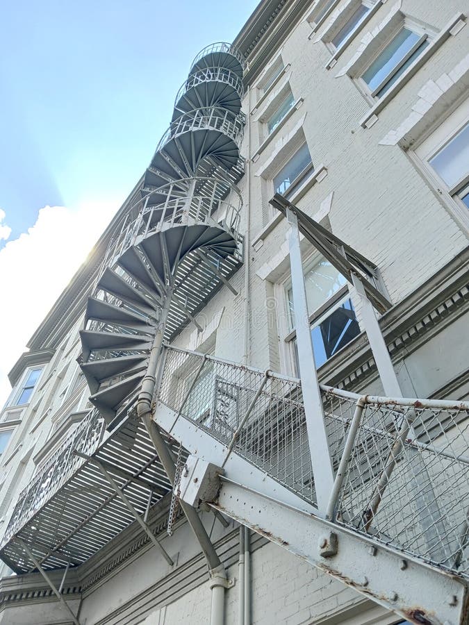 Historic Building Winding Staircase Stock Photo - Image of winding ...