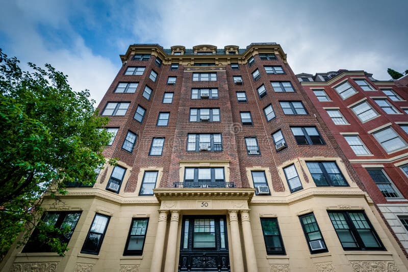 Historic Buildings in Back Bay, Boston, Massachusetts. Editorial Image ...