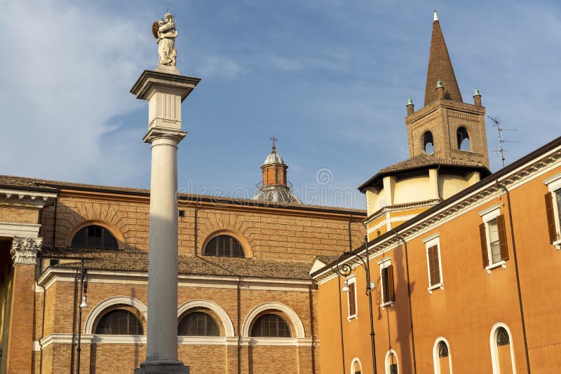 Historic Buildings of Forli, Emilia Romagna Stock Image - Image of ...