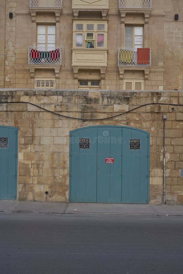 Historic Buildings in the City of Valetta in Malta Editorial Stock ...
